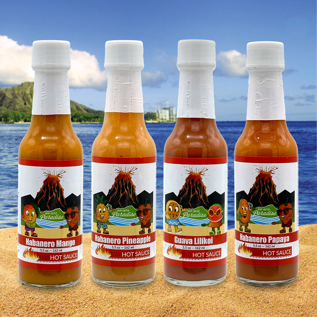 Gourmet Hawaiian Hot Sauces | Dip Into Paradise