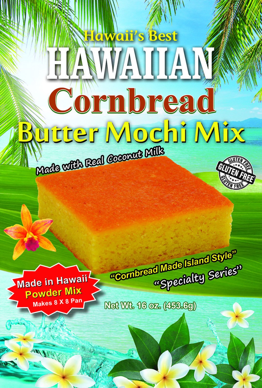 Hawaii's Best Hawaiian Cornbread Butter Mochi Mix | Dip Into Paradise